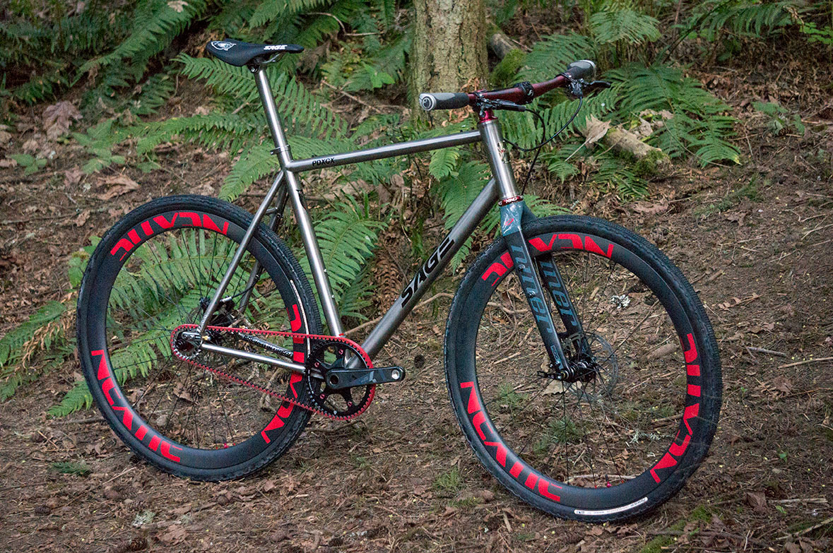 Custom Belt Drive PDXCX - Sage Titanium Bicycles